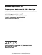 PDF Download AASHTO M 323-17 (2021): Standard Specification for Superpave Volumetric Mix Design