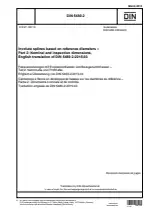 PDF Download DIN 5480-2 [EN]: Involute Splines Based on Reference ...